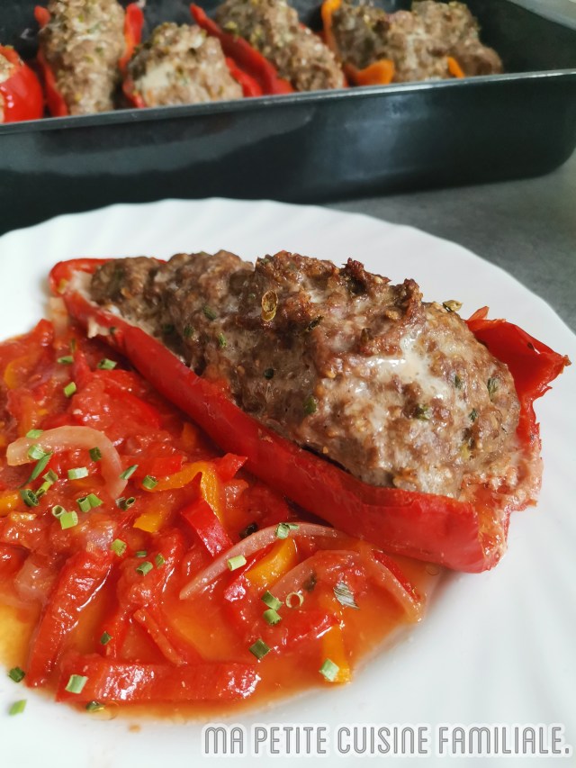 Poivrons farcis au boeuf – Ma Petite Cuisine Familiale